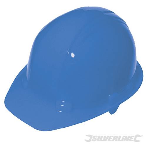 Lightweight hard hat with 6-point webbing for greater impact absorbance ...