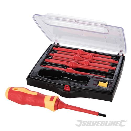 Insulated Interchangeable Screwdriver Set 8pce - 537902 - Toolriffic