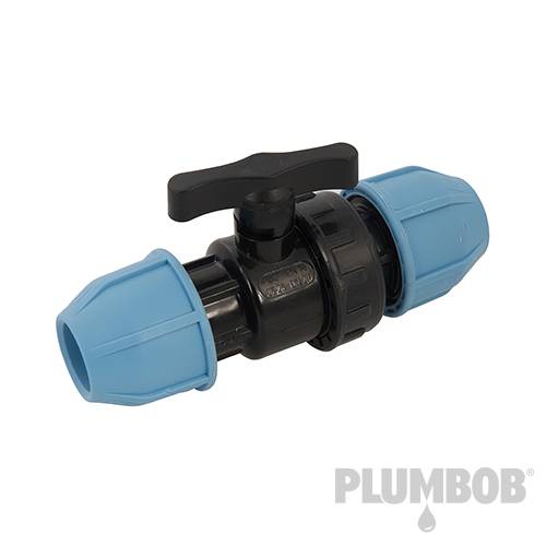 Plumbob MDPE Stopcock 25 x 25mm 787391 - Toolriffic