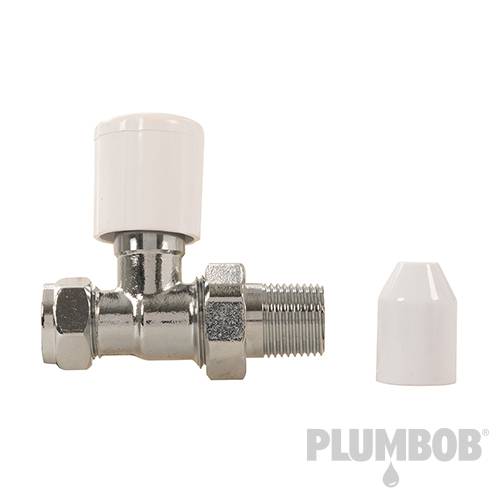 Chrome-Plated Inline Radiator Valve 15mm 841338 - Toolriffic