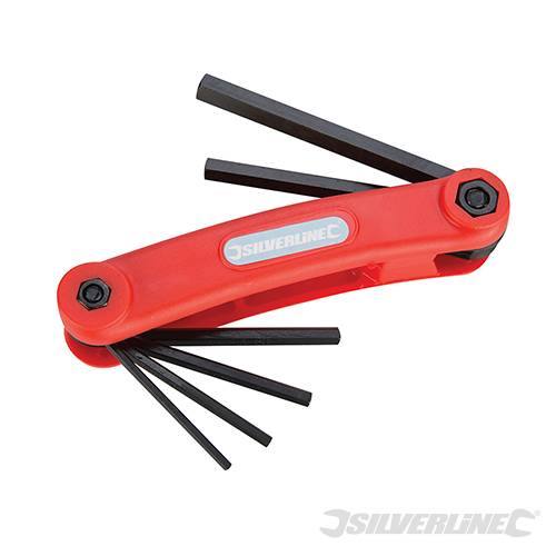 Hex Key Metric Tool 7pce 2.5 - 10mm HK07 - Toolriffic