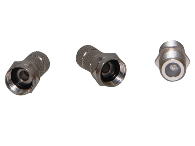F Type Satellite Connector Kit - 3 Piece SMJSATKIT - Toolriffic