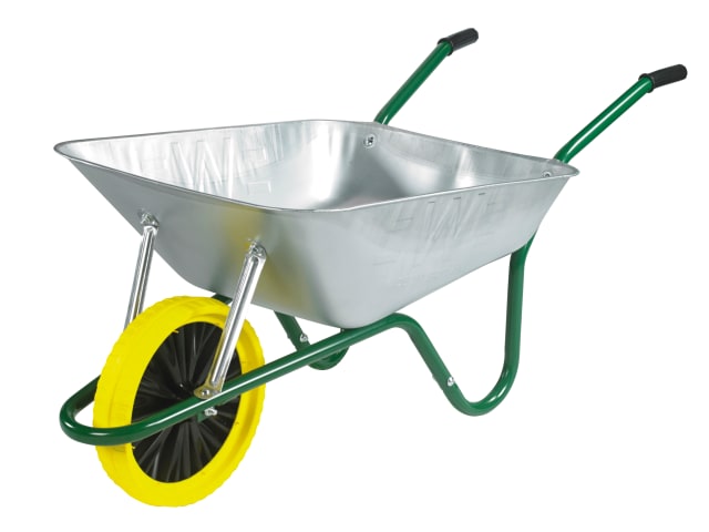 85L Galvanised Easi-Load Builders Wheelbarrow - Puncture Proof ...
